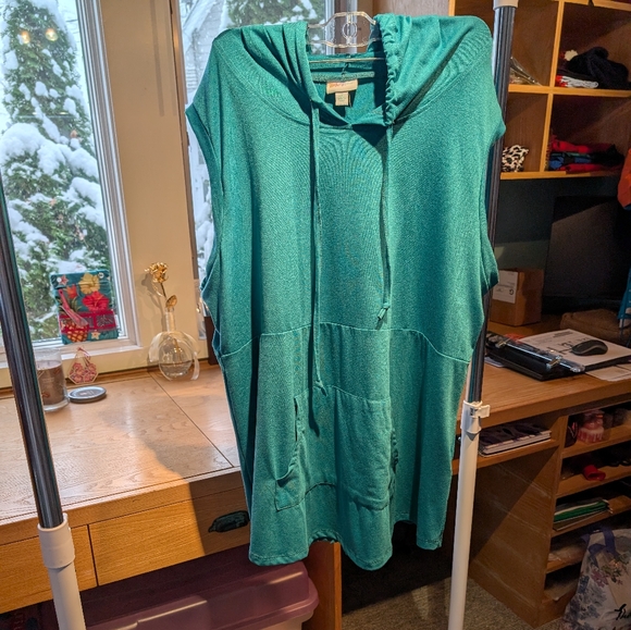 LuLaRoe | Tops | 76 Plus Lularoe Tank Hoodie | Poshmark